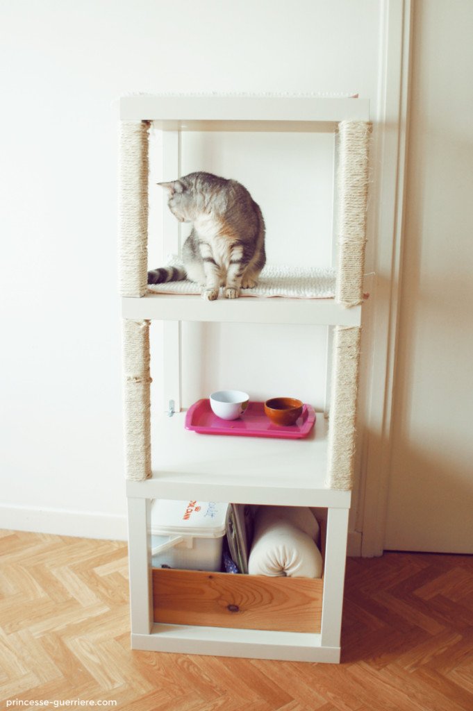 Cat Tree with Ikea Lack