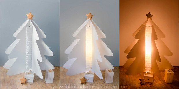 DIY Paper Christmas Tree with HOLMO lamp