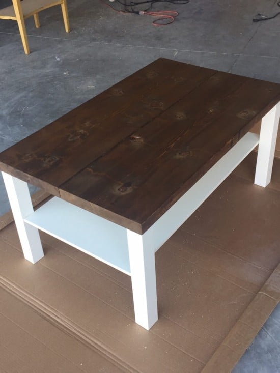 Hackin’ the Lack into a rustic coffee table