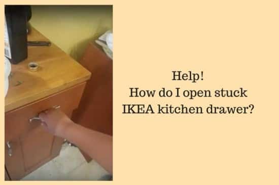 Hackers Help: How do I open stuck IKEA kitchen drawer?
