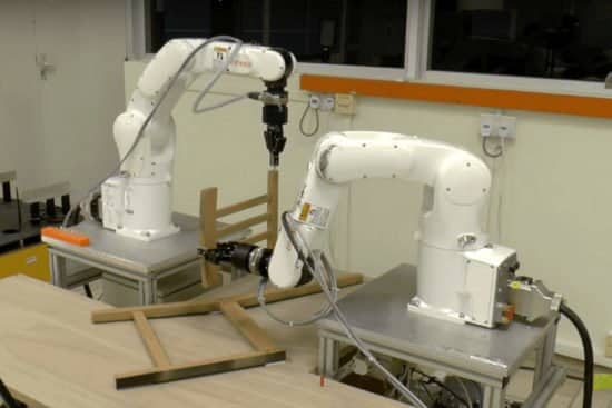 Can you beat these robots in IKEA furniture assembly?