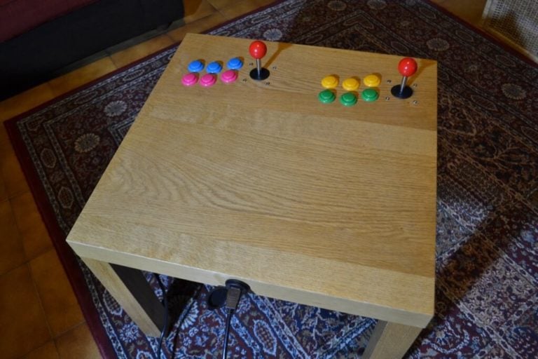 He Turned a $15 IKEA Table Into a Retro Arcade Console — And It Works ...