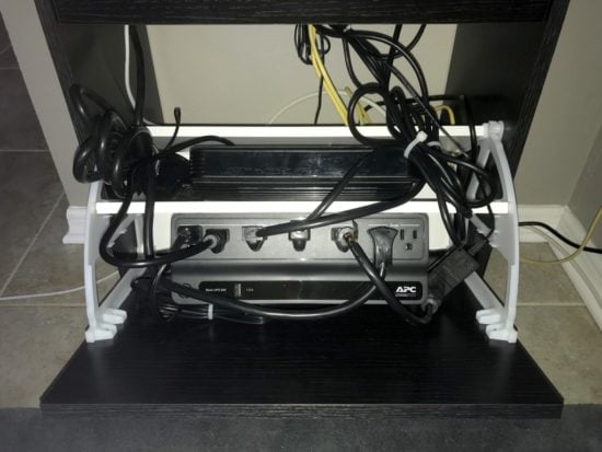 Never again let it all out. Make a discreet network cabinet. - IKEA Hackers