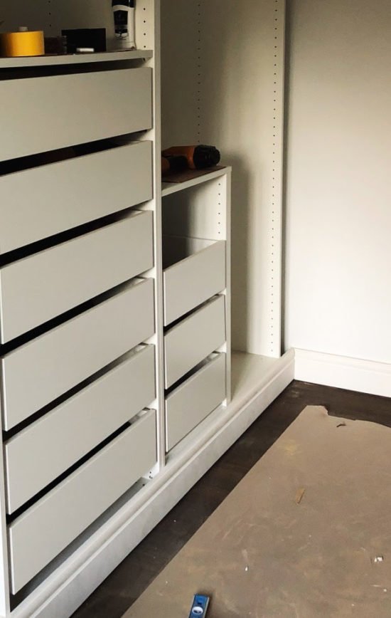 IKEA PAX hack: Hands down the most stunning walk-in closet