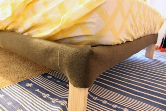 How to make an Upholstered Bed Frame on a Budget