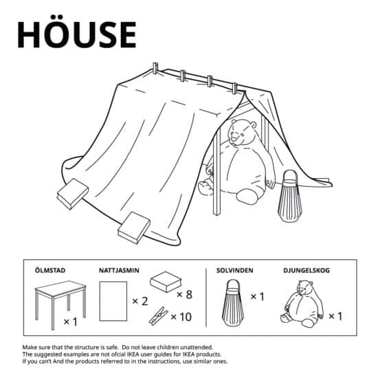 IKEA shows us 6 creative ways to build a blanket fort