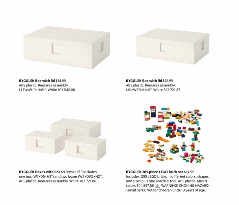Genius IKEA LEGO BYGGLEK coming to you Oct 1st - IKEA Hackers