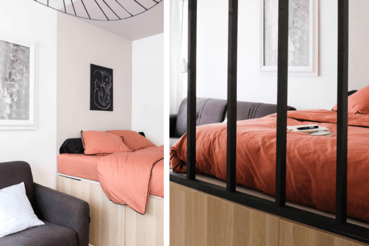 An Ikea Storage Bed Hack Optimizes Space In A Parisian Apartment