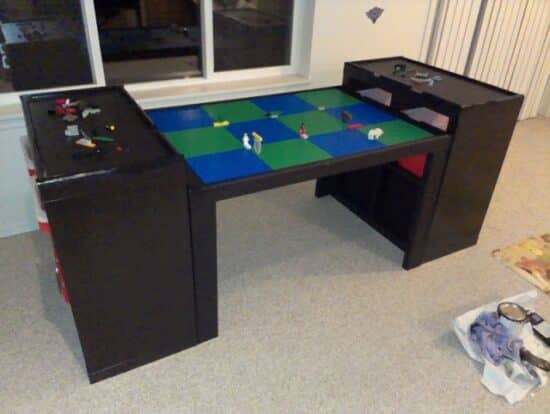 How to hack a large LEGO table for older kids
