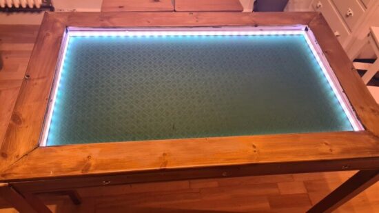 DIY Hidden Poker Table built into regular IKEA dining table