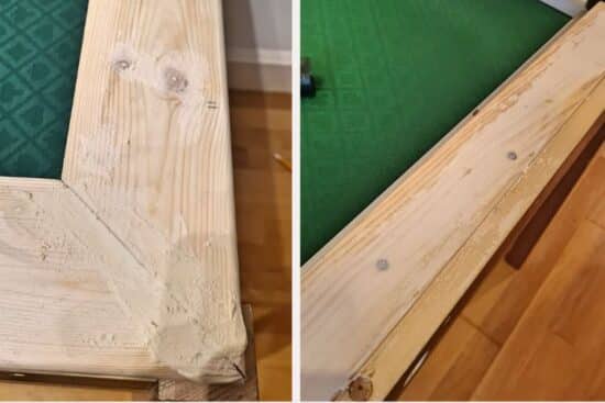 DIY Hidden Poker Table built into regular IKEA dining table