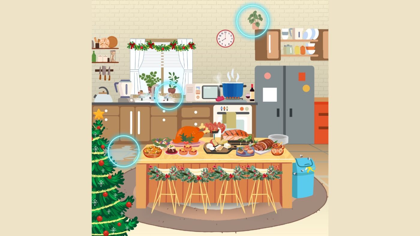 Can You Spot the 7 Kitchen Hazards Lurking in Your Festive Feast?
