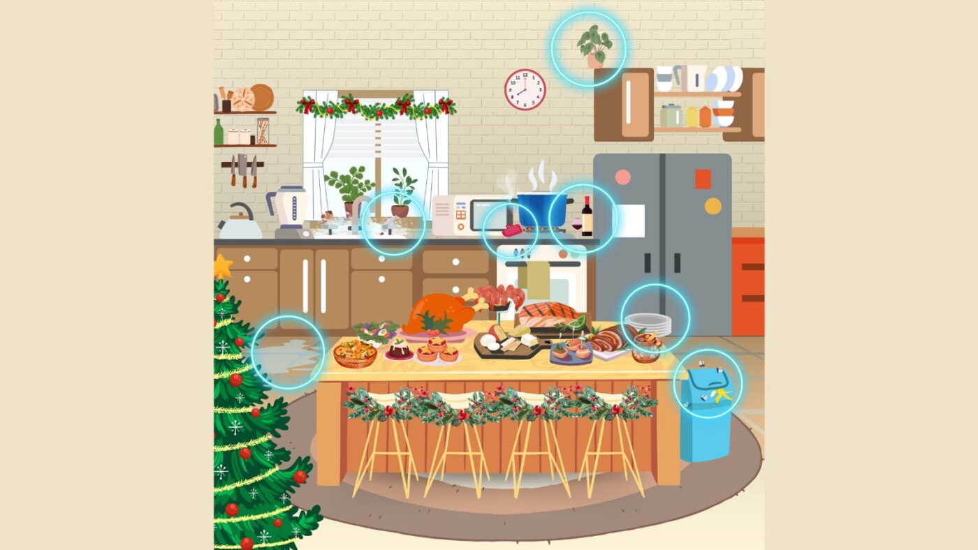 Can You Spot the 7 Kitchen Hazards Lurking in Your Festive Feast?