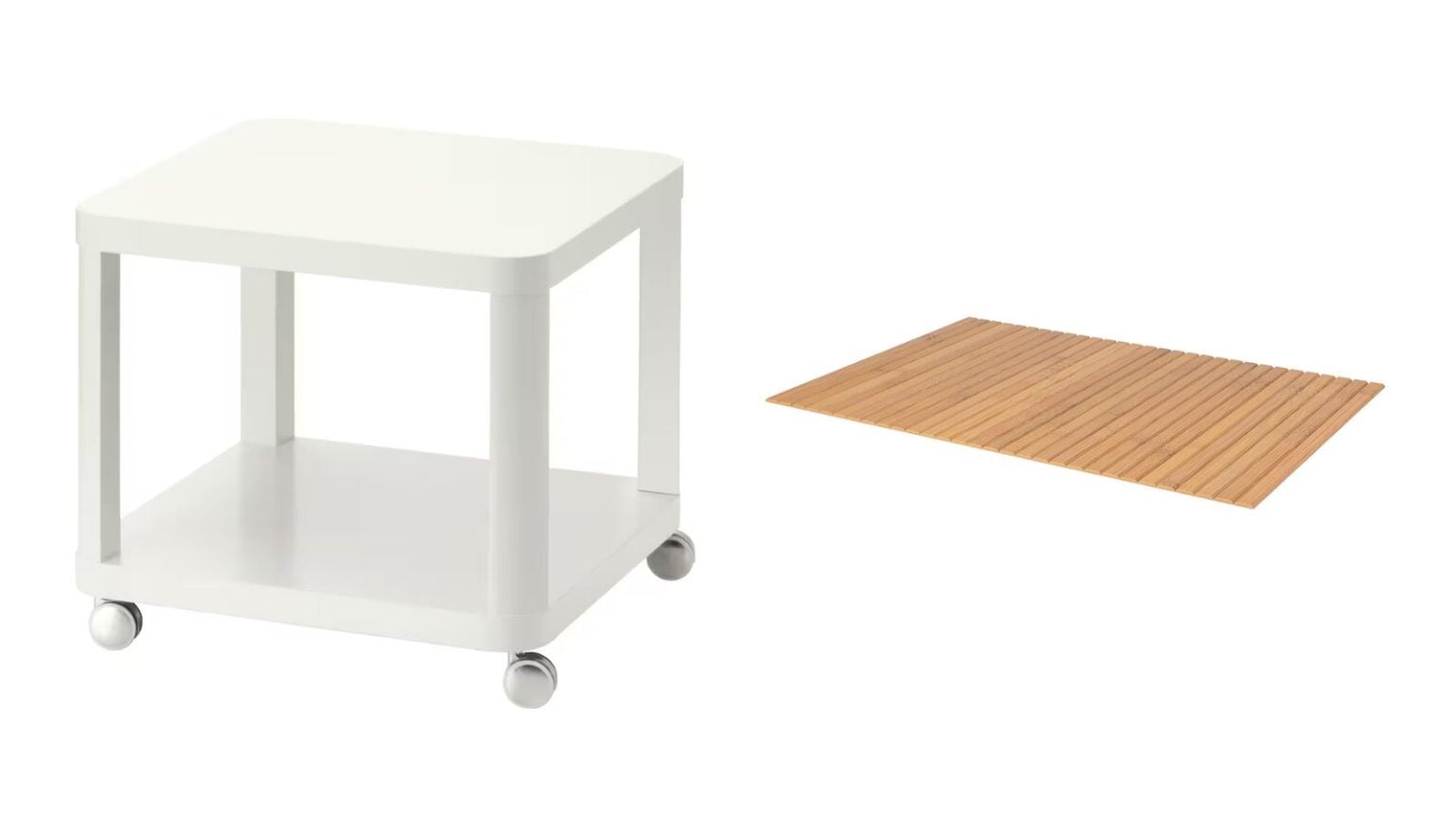 Turn an IKEA TINGBY Side Table into a Movable Printer Stand