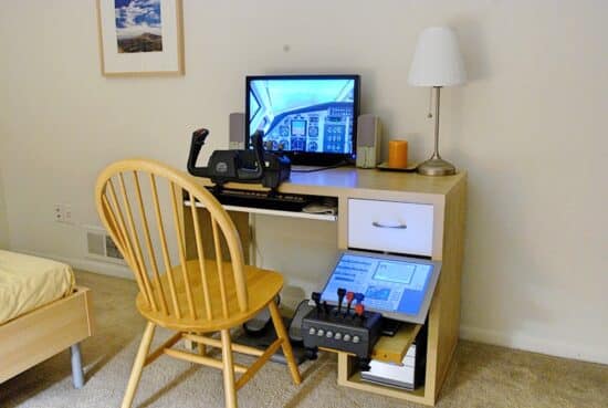 Building a DIY Home Flight Simulator: IKEA LACK takes flight