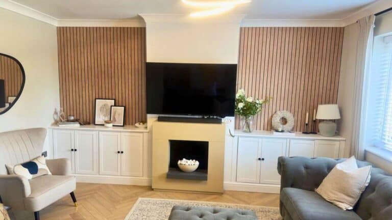 This $500 DIY Turned Vicky’s Living Room Alcove into a Showstopper