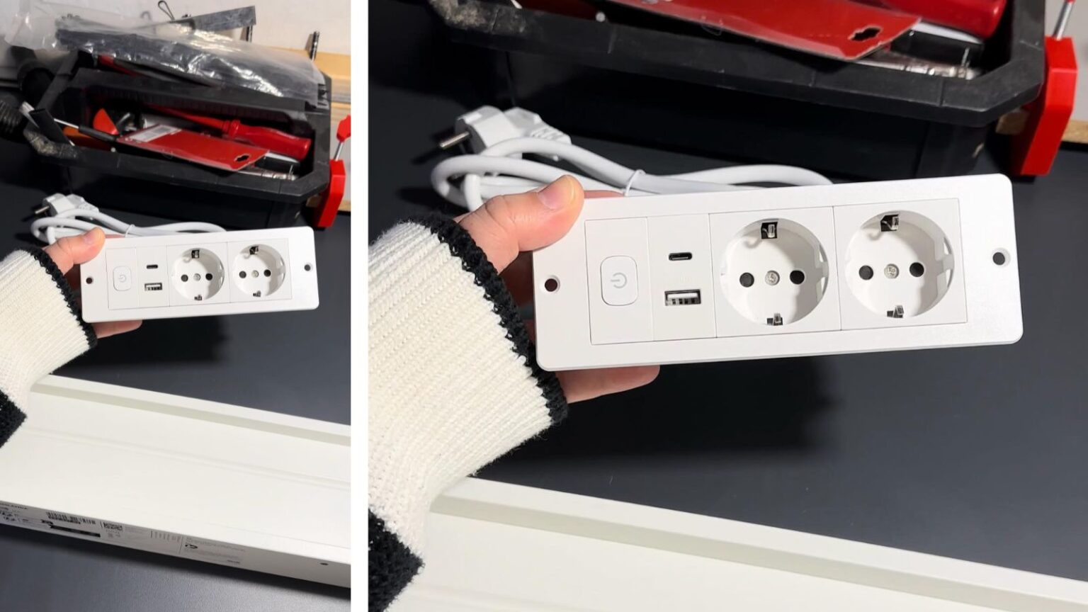 Behind-the-Couch Charging Outlet: Easy Project with an IKEA Picture Ledge