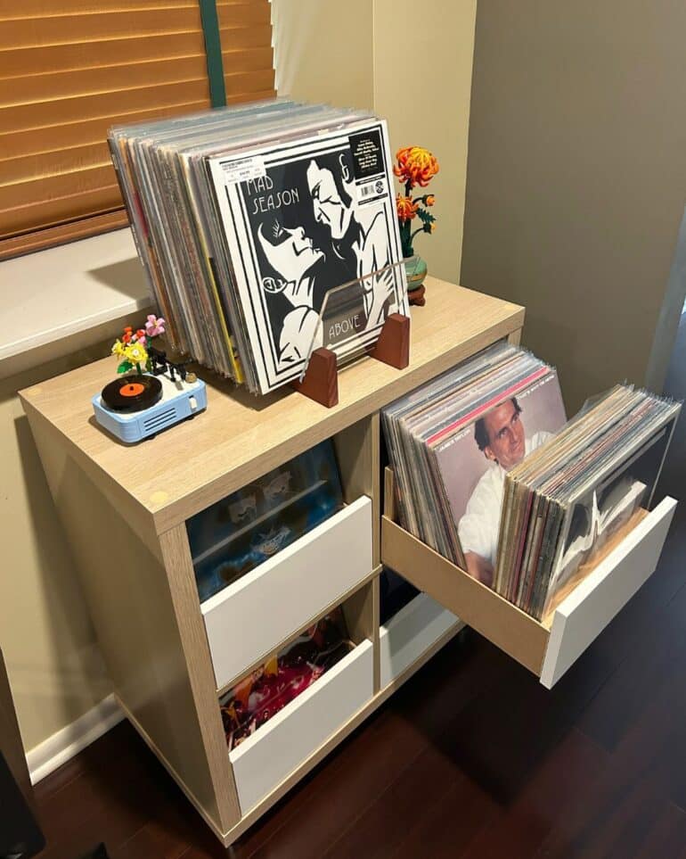 A Japanese Furniture Maker Holds the Key to Luxe (Simple) Record Storage