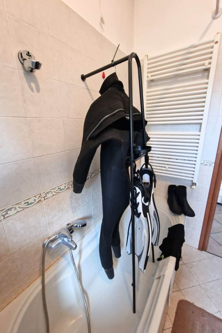 The Surprisingly Stylish Way to Dry Your Wetsuit in a Tiny Apartment