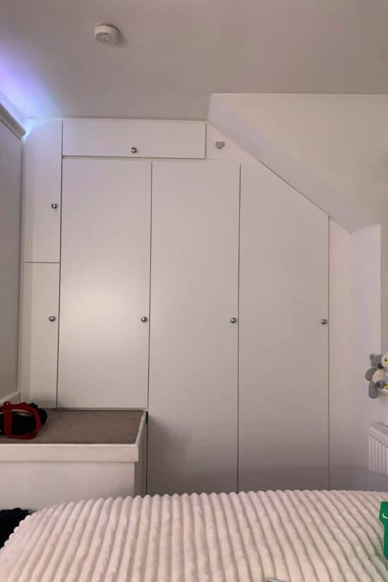 This Genius IKEA Hack Solves Two Awkward Layout Problems at Once