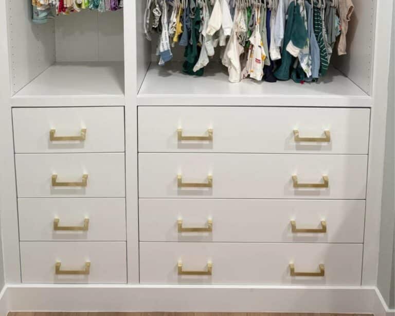 This Brilliant Nursery Closet Hack Creates Custom Charm and Tons of Storage