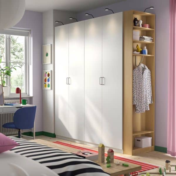 IKEA's New PAX Add-On Unit Turns Dead Space Into Storage
