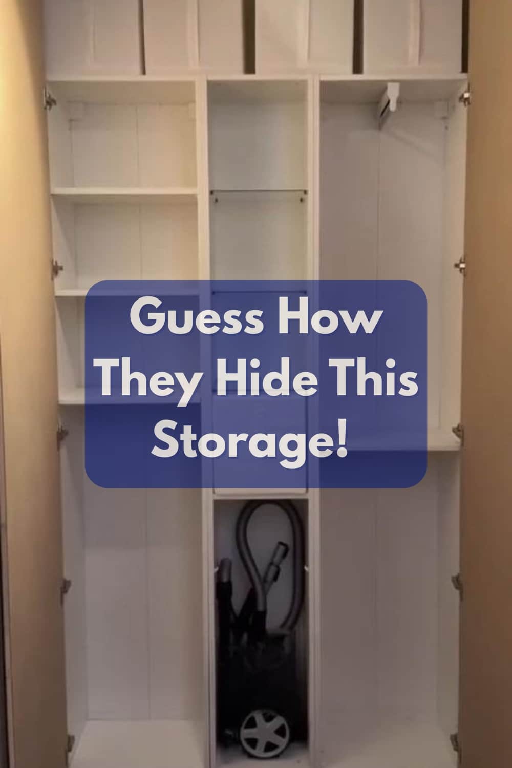 DIY Hall Closet Hack: Cluttered Hallway Into Hidden Storage