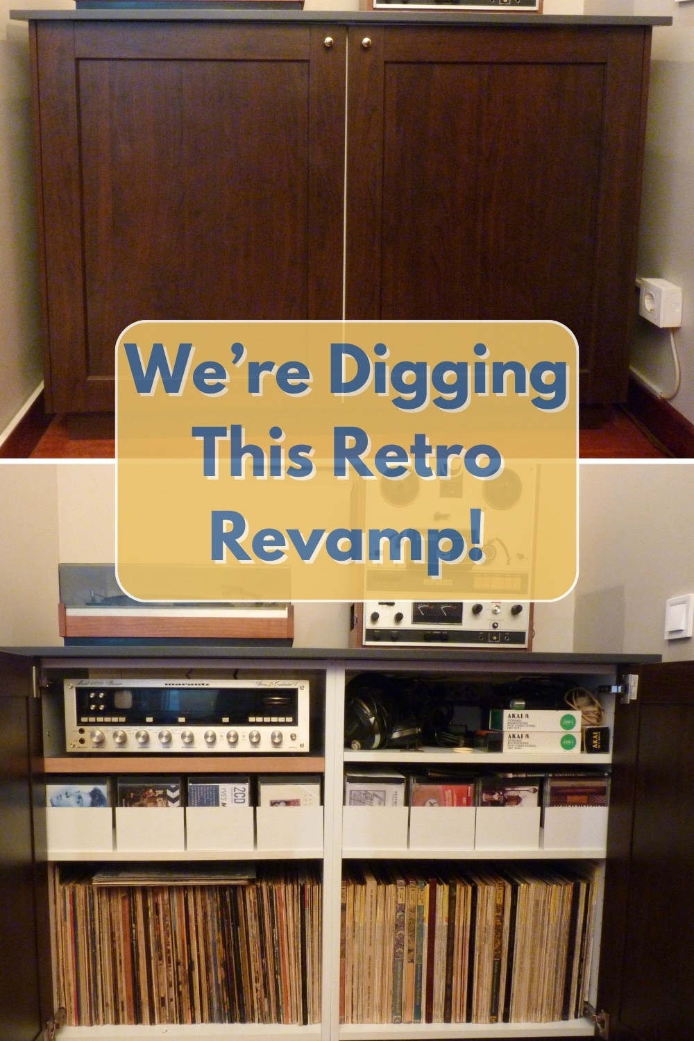 A Vintage Hi-Fi System Goes High-End With This Storage Hack
