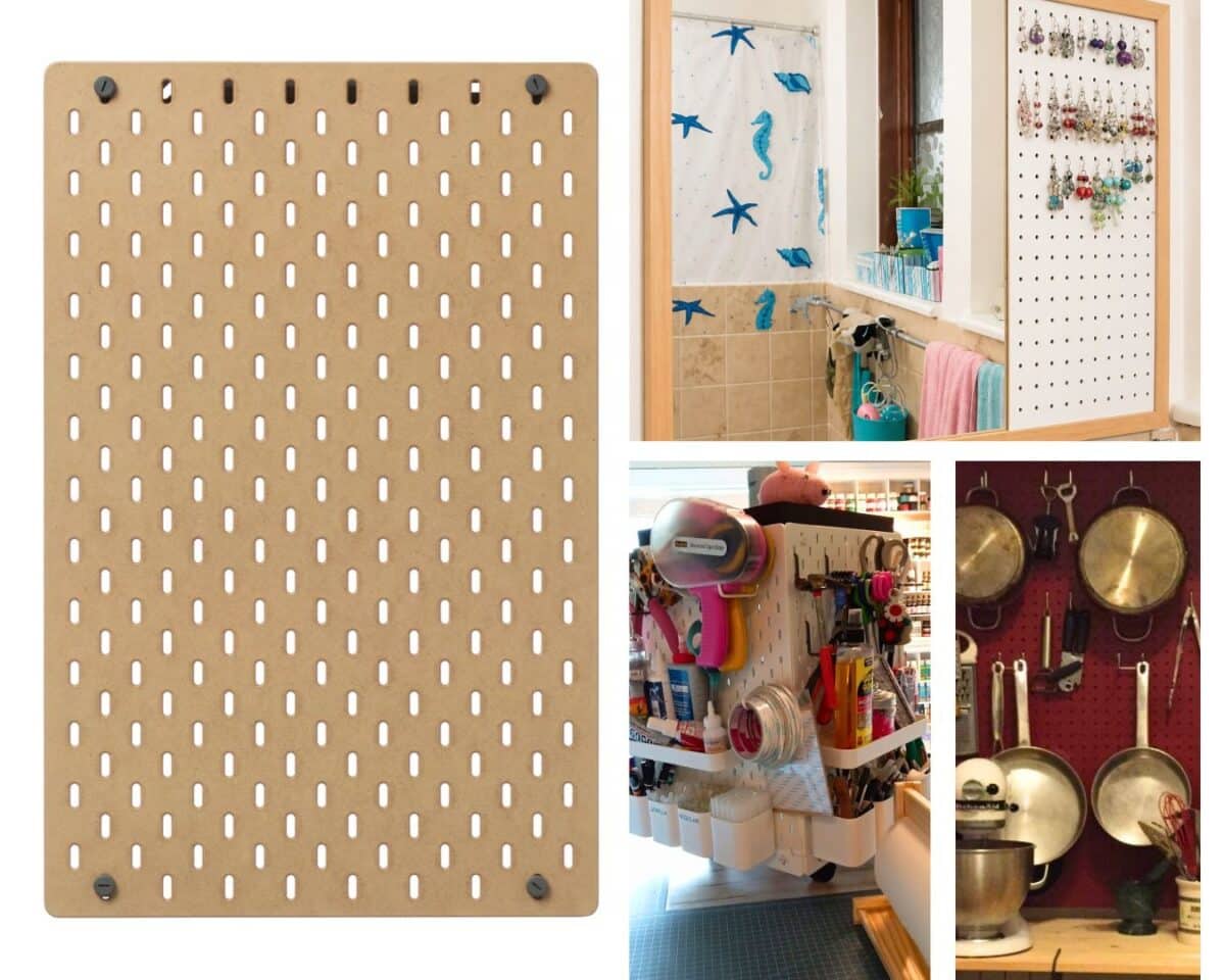 10 Genius IKEA Pegboard Ideas for Home Organization (Easy DIY)